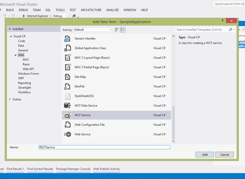 .netfreak: RESTful API using WCF Services .netfreak: RESTful API using WCF Services