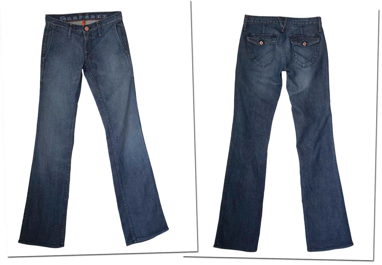 Jeans Genie: EARNEST SEWN Grove Garbo 26 TROUSER Jeans Sz 24