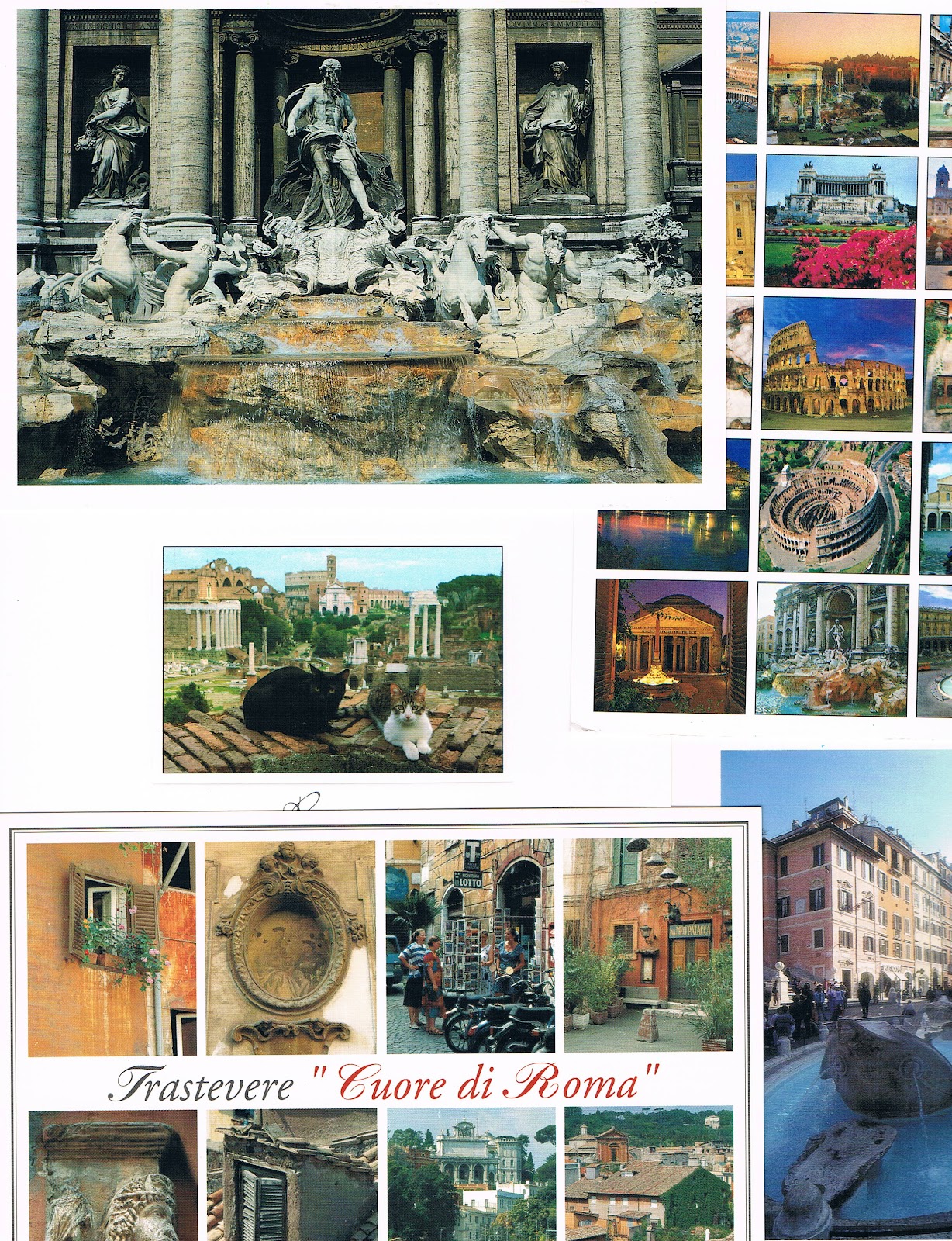 Reflective Thoughts by Barbara: A POSTCARD FROM MY CHILDREN FROM ROME ITALY