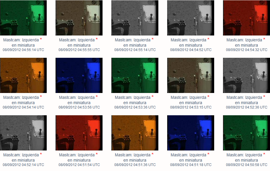 Info_Set - Astronomia: Imagenes de Curiosity a color