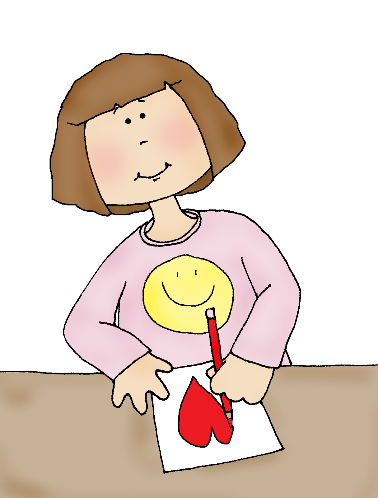 Free Dearie Dolls Digi Stamps: Little Card Maker Girl