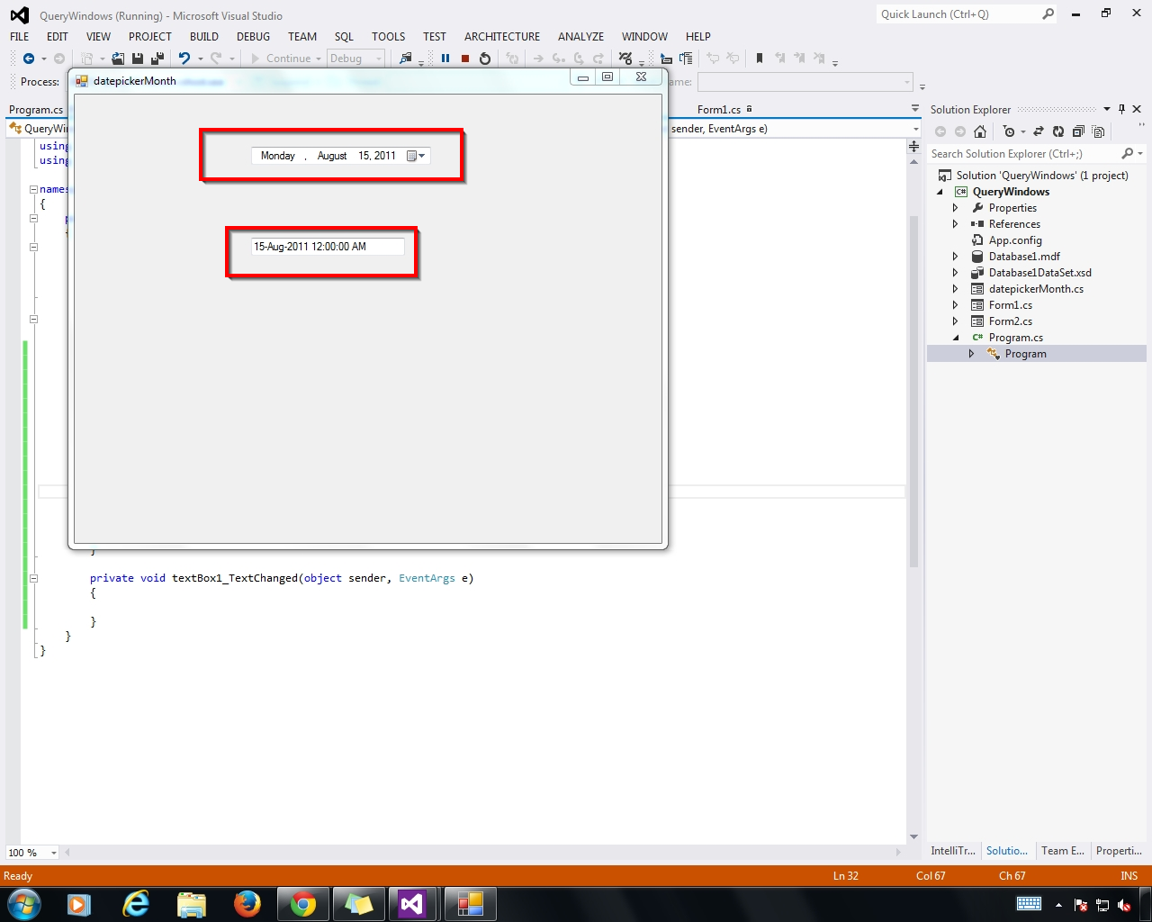 C Tutorial 23 How To Use Datetimepicker And Save Date In