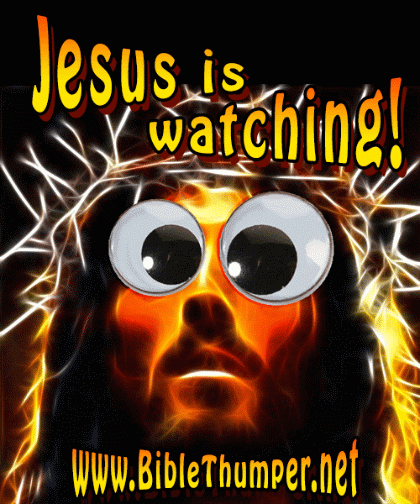 Holy Bible Animated GIF Images: Jesus Christ Googly Eyes Animation ...