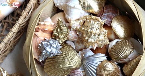 How to Gild Seashells and Make Them Metallic Beauties