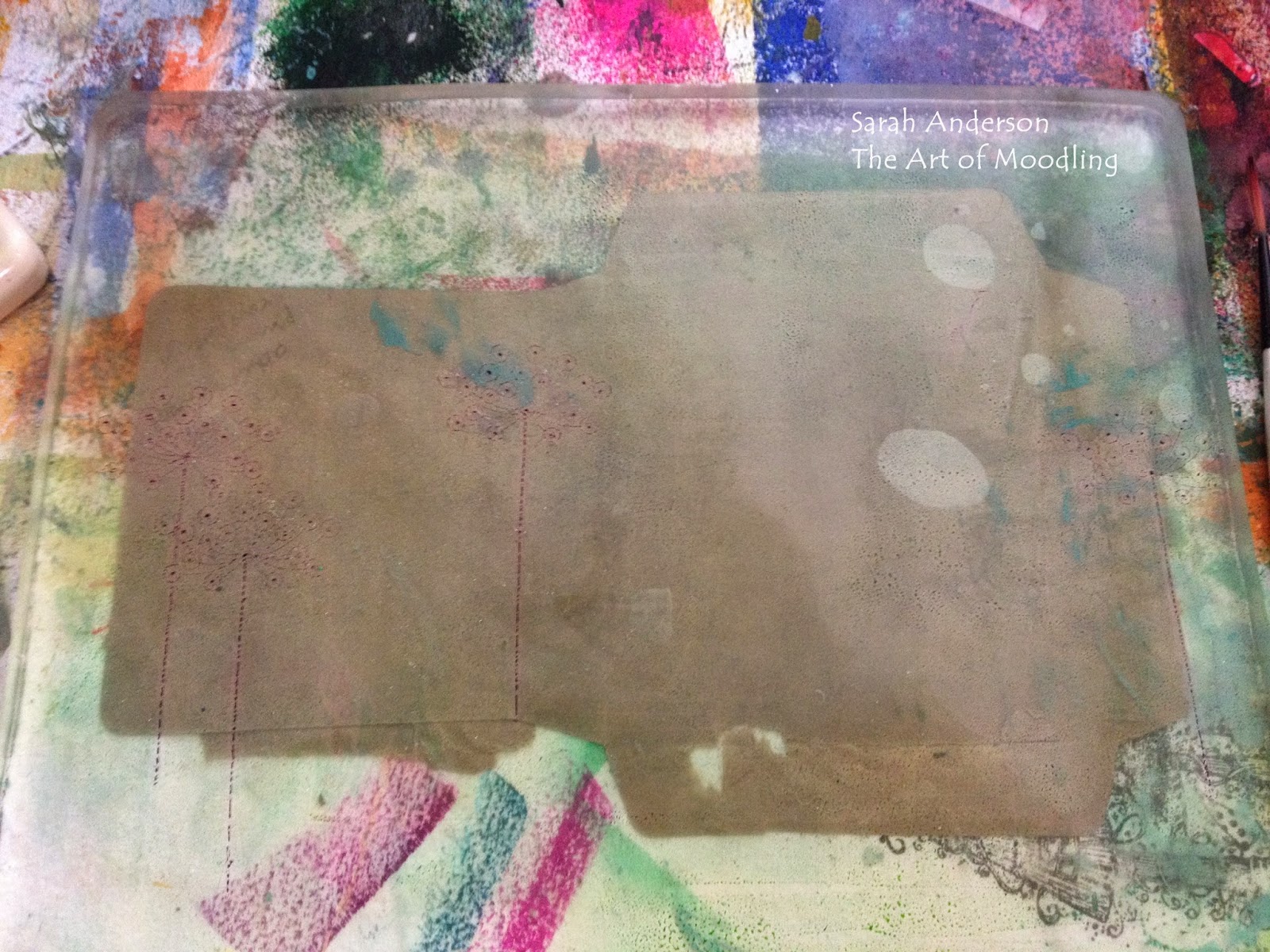 the art of moodling: beaded envelope with a sprinkle of fairy dust