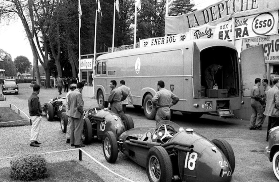 Just A Car Guy: 1955 Pau GP factory race car transporters, and the 1964 ...