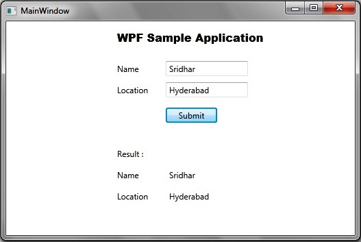 Microsoft .Net Solutions: How to create a sample WPF Sample Application ...