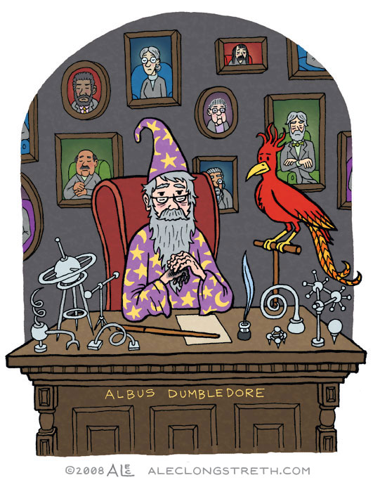 Alec Longstreth Illustration Blog: Professor Dumbledore