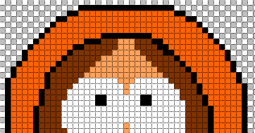 Minecraft Pixel Art Templates: Kenny