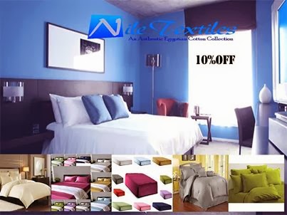 Nile Textiles Pure Egyptian Cotton Bedding Collection
