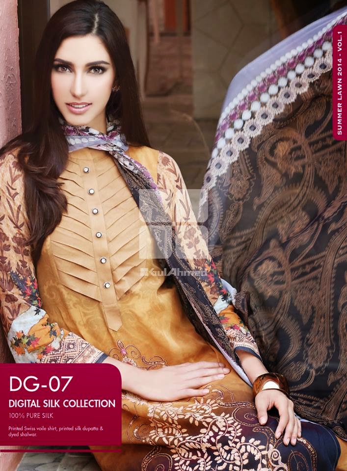 Gul Ahmed Designs |Summer Collection in Pakistan 2014