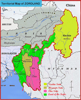 Territory of the Kukis - Mizo Article