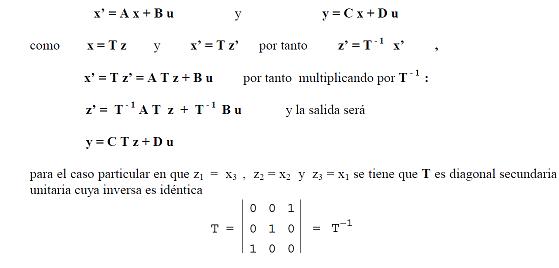Variables de estado y sistemas de control: Variables de Estado