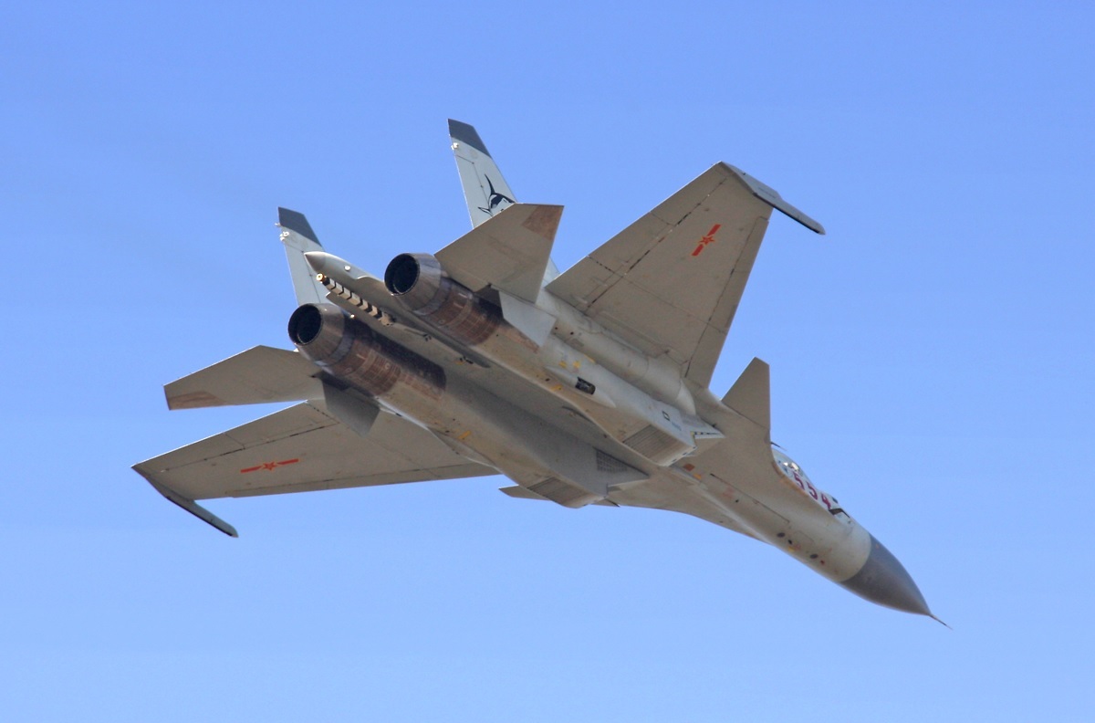 J-15 Flying Shark Naval Fighter Jet Spotted With Russian AL-31F ...