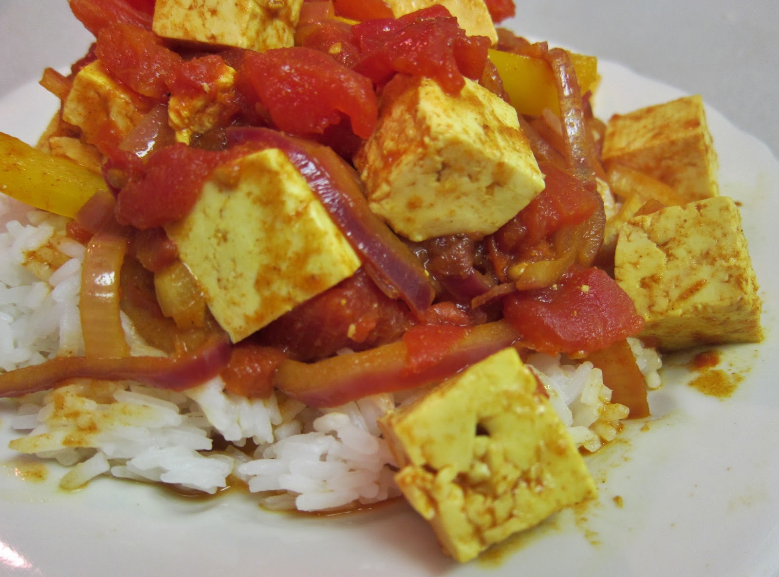 The Vegan Chronicle: Red Curried Tofu
