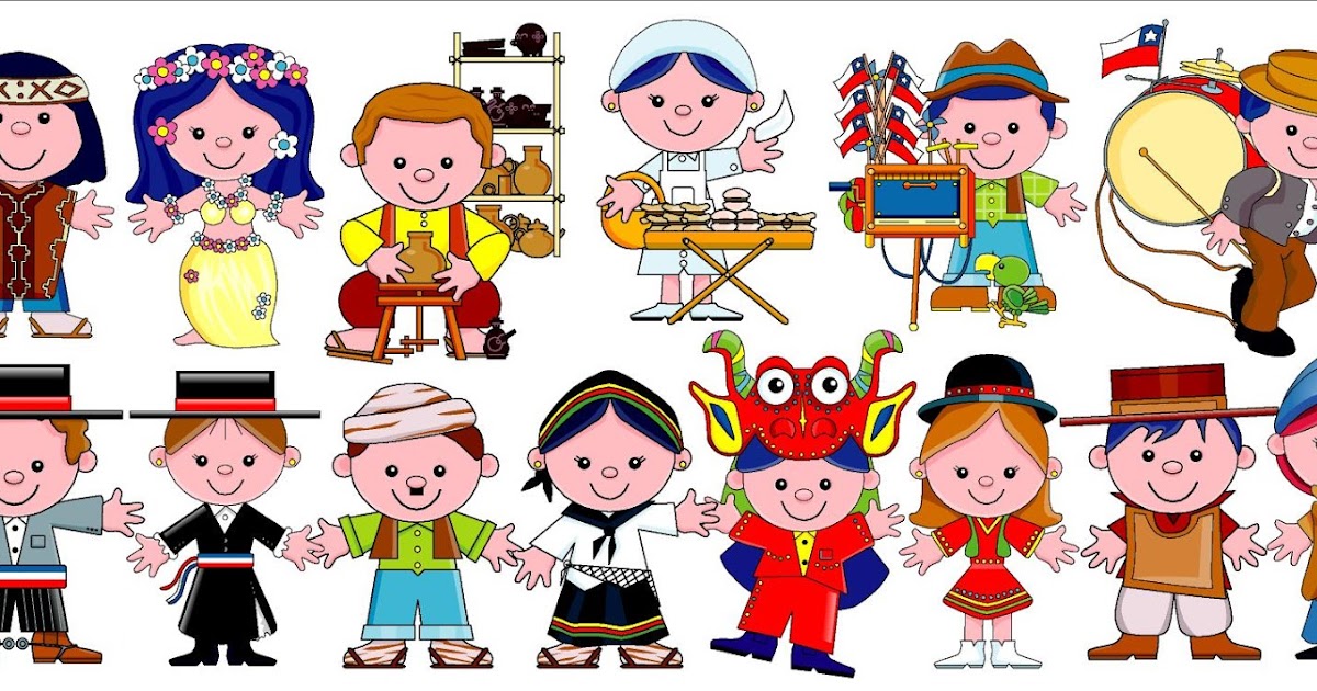 Ilustraciones para compartir: Chile y sus personajes