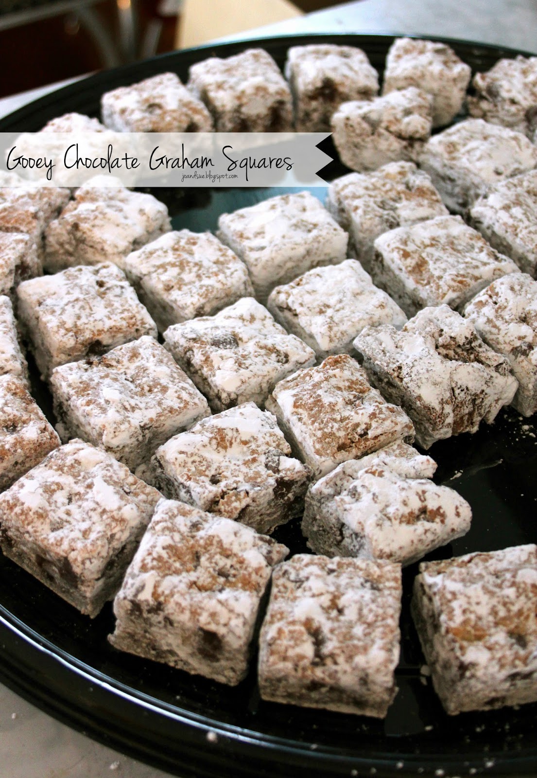 Jo and Sue: Gooey Chocolate Graham Squares