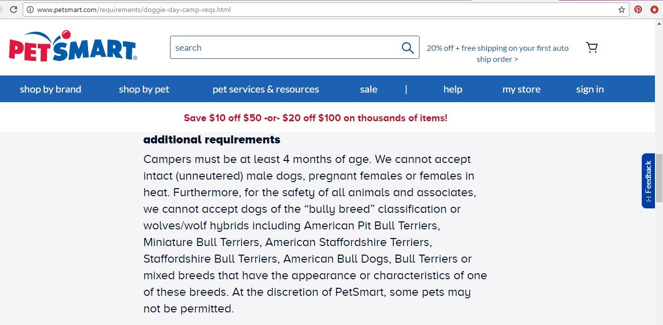 DZ's Adventures: Petsmart & Pit Bull Type Dogs