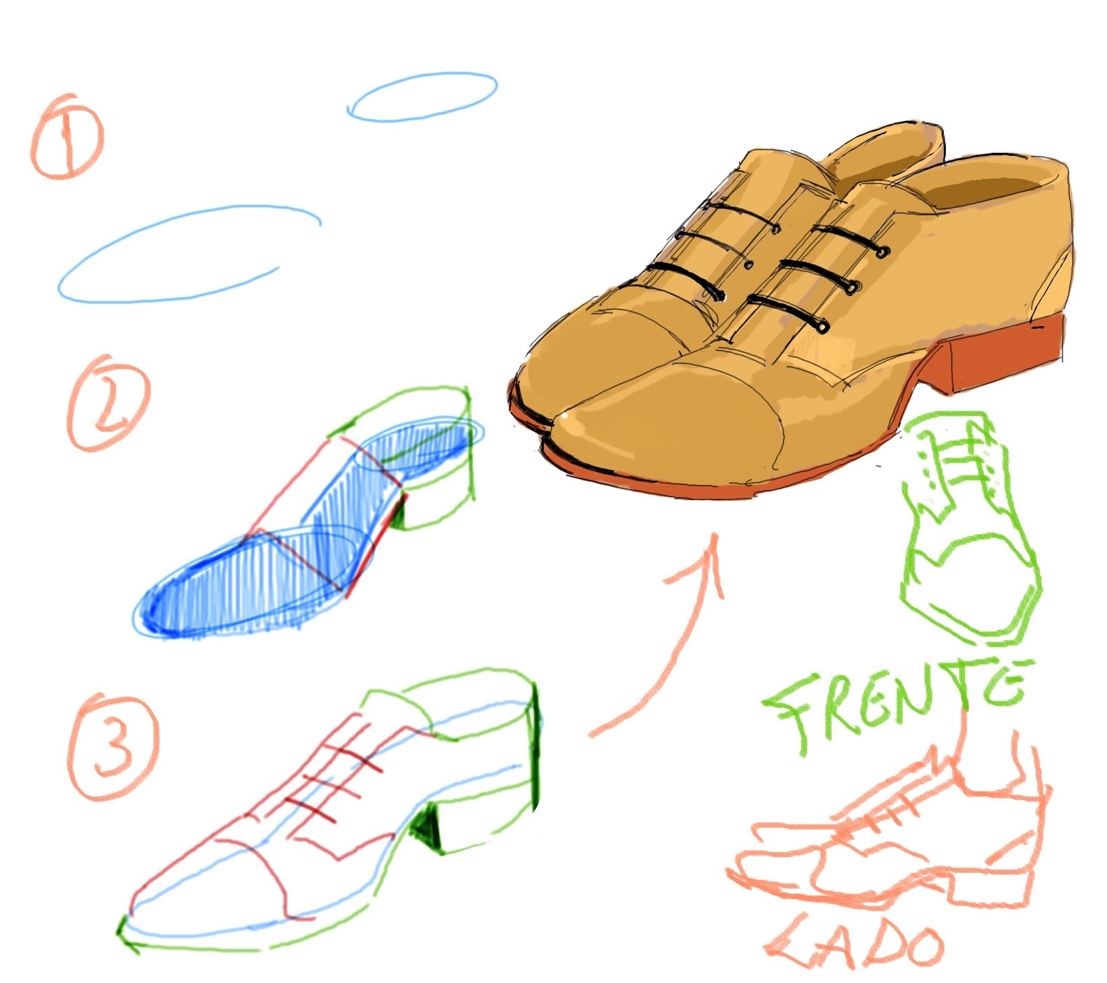 Mundo Mangá!!: Mini Tutorial - Como desenhar Sapatos Masculinos ...
