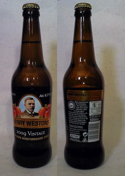 Cider Pages: Henry Westons 2009 Vintage Cider