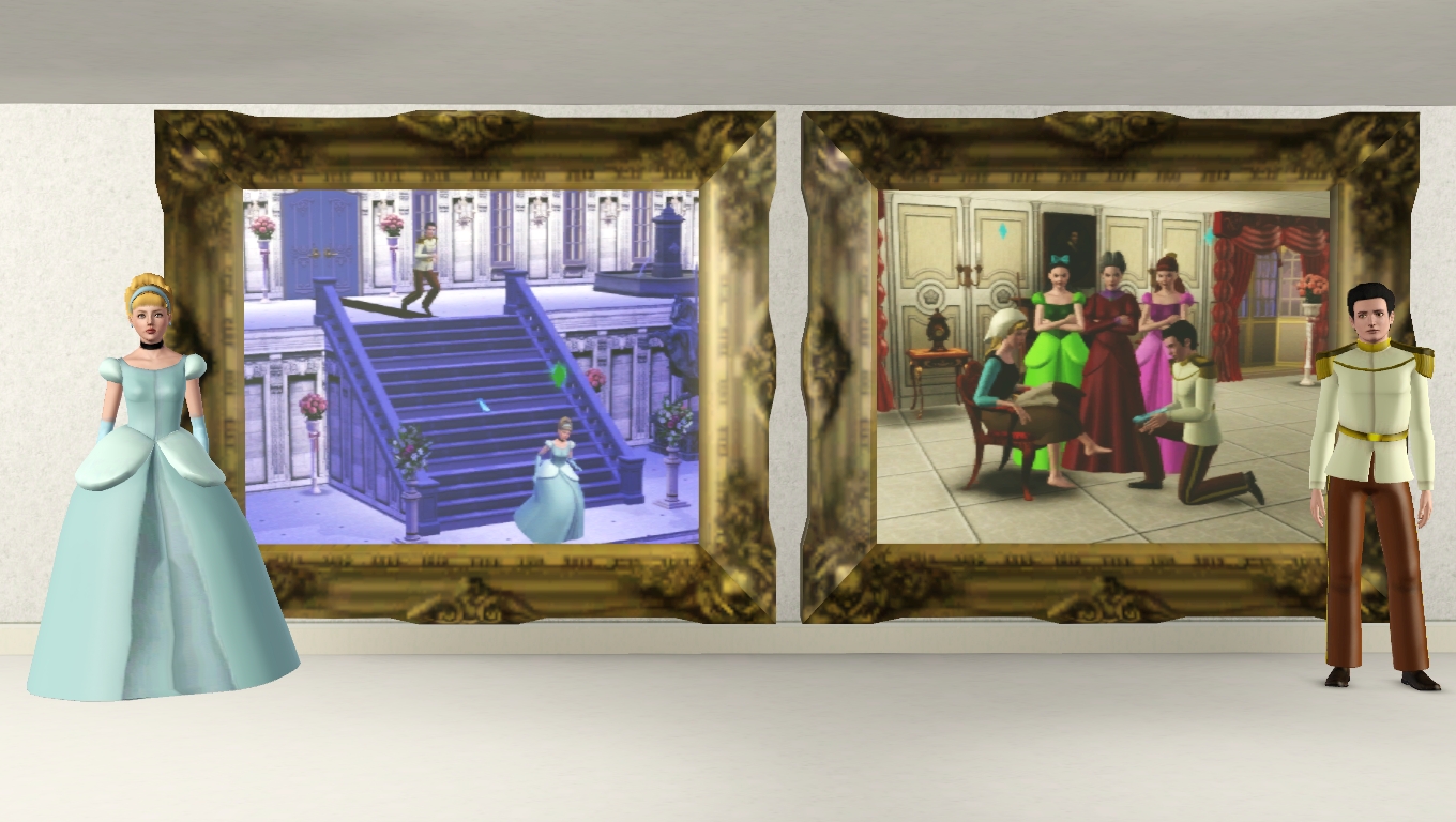 Sil Fantasy: Walt Disney Sims 3 Paintings