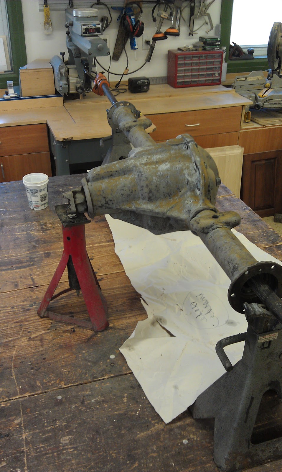 1967 Jeep CJ5 restoration: Rear axle