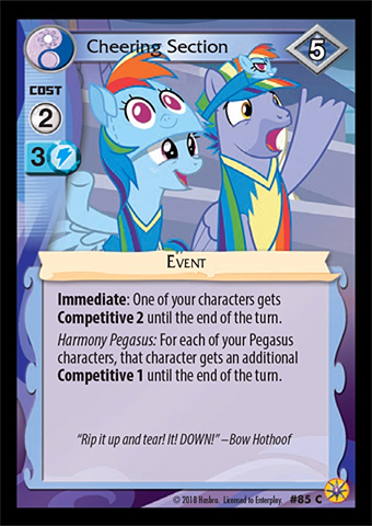 MLP Cheering Section CCG Cards | MLP Merch