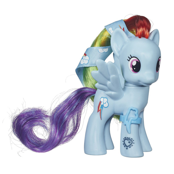 My Little Pony Cutie Mark Magic Ribbon Hair Single Rainbow Dash ...