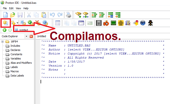 COMO DESCARGAR E INSTALAR PROTON IDE BASIC.