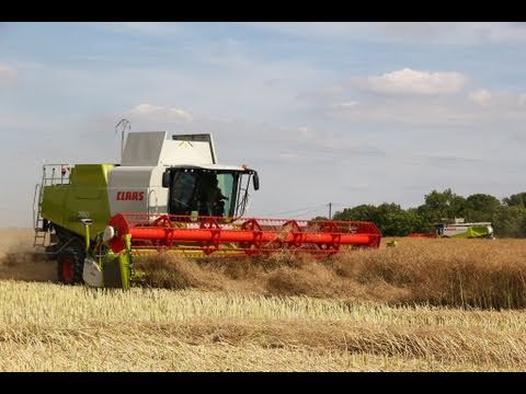 Tractor: NEW Claas Lexion 760 in action