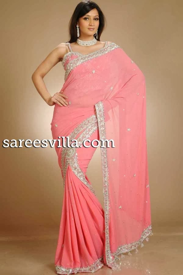 Pre Stitched Sari Designs | Sarees Villa