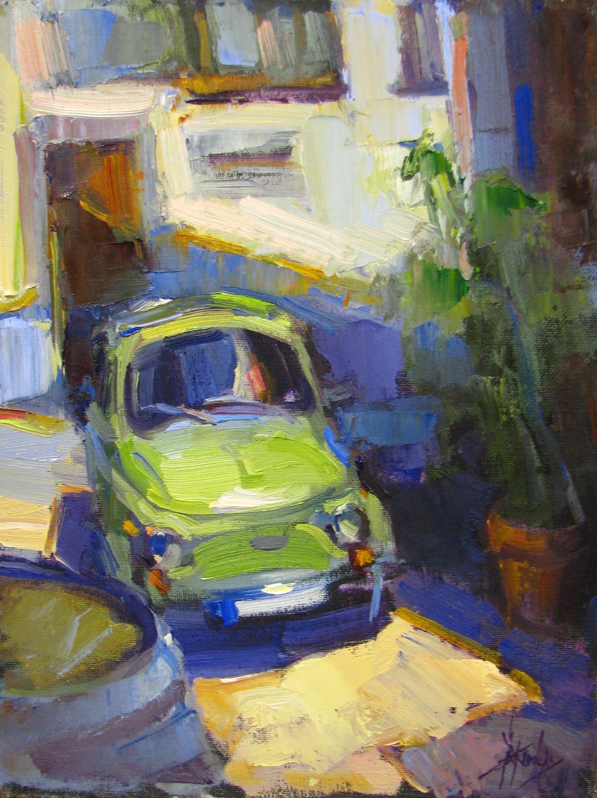 Barbara Flowers | En plein air /Figurative painter | Tutt'Art ...