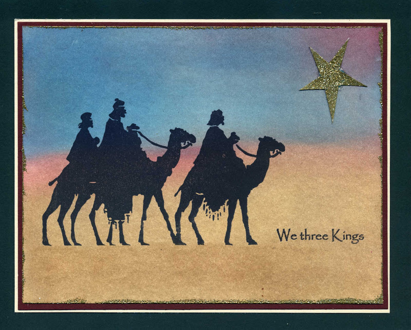 night time stamping: We Three Kings