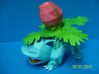 Pokemon Ivysaur Papercraft 2 | Papercraft Paradise | PaperCrafts ...