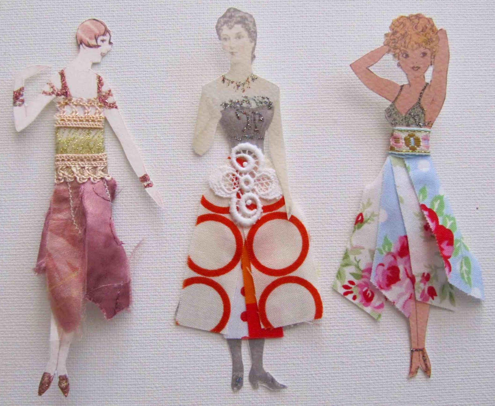 The manic recycling crafter: Scrap dolls