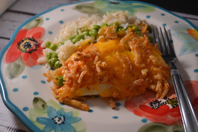 #FishFridayFoodies ~ Baked Fish and Rice Casserole