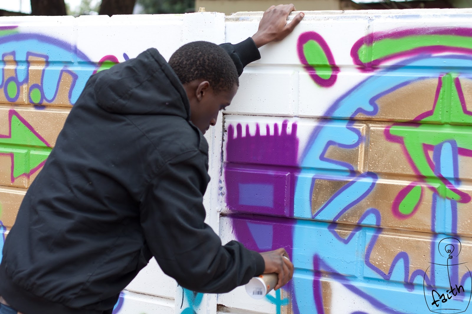 Faith In A Jar: Arts For Change Graffiti In Old Naledi