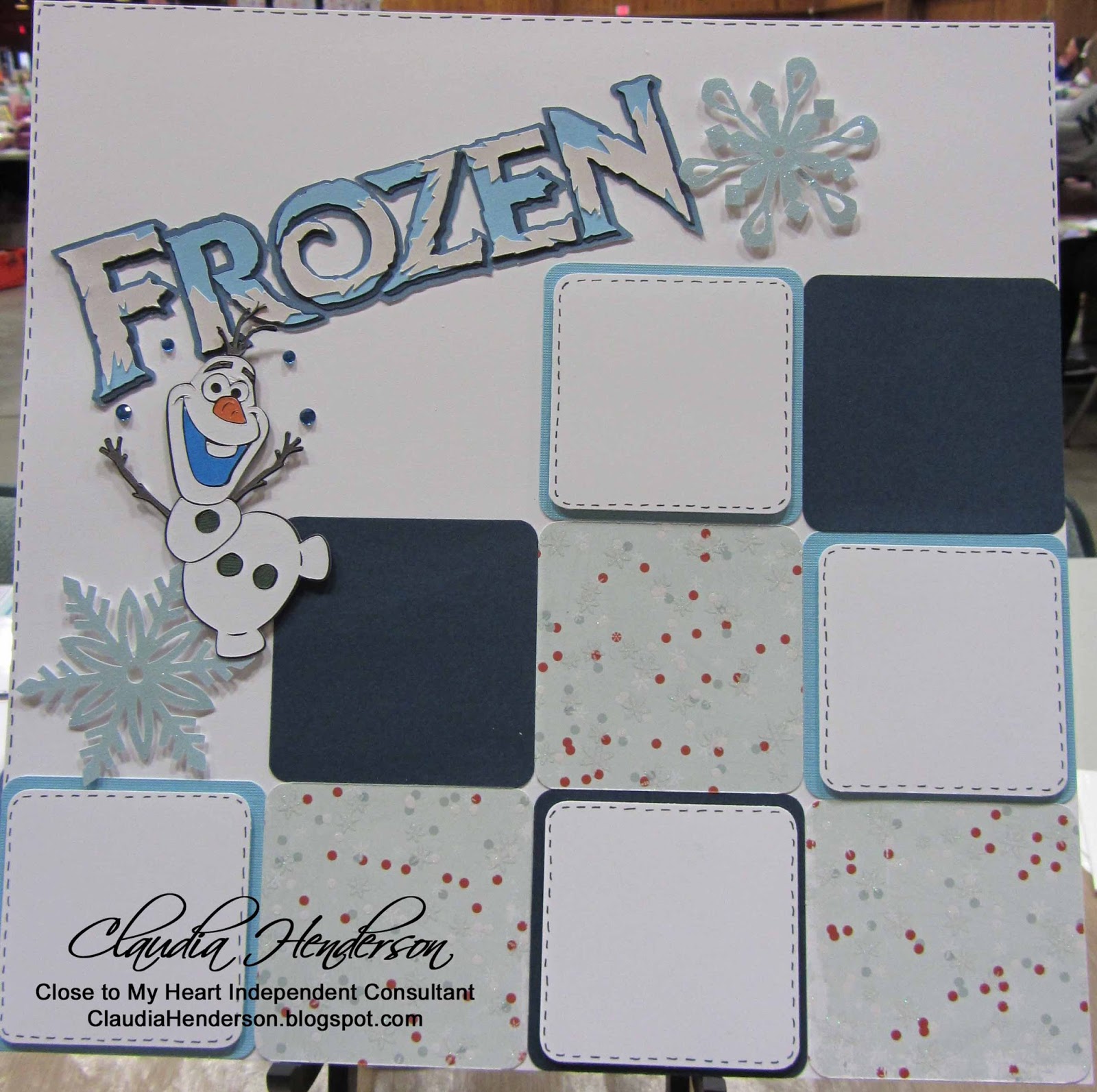 Crafting with a View: Frozen - Olaf and Olaf - Page Layout