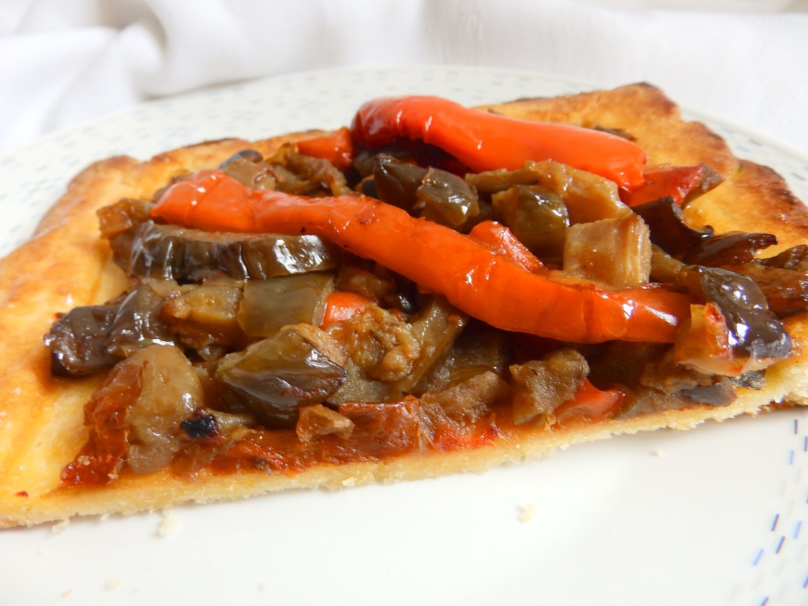 Coca de pasta brisa i samfaina