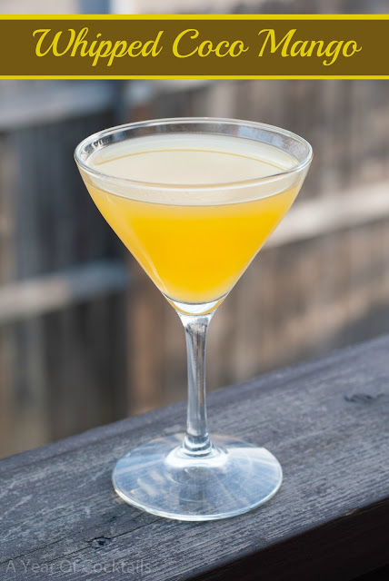 Whipped Coco Mango - A Year of Cocktails