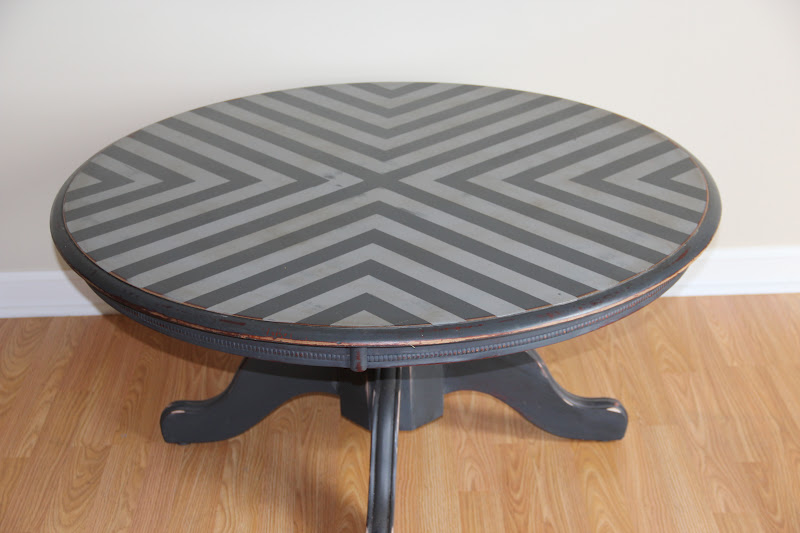 Funky Junk: Chevron Coffee Table