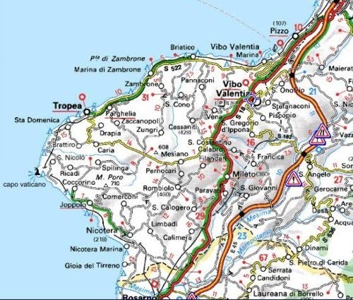 Tallest Building: Mappa Provincia di Vibo Valentia immagini