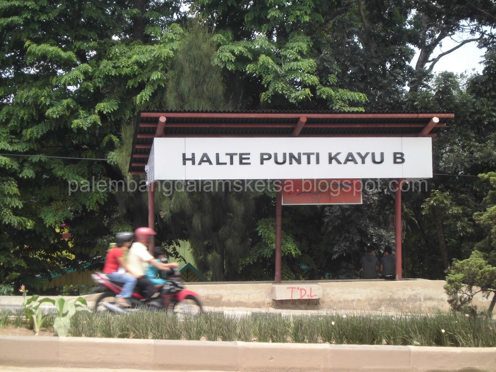 Palembang Dalam Sketsa: Halte Trans Musi Update