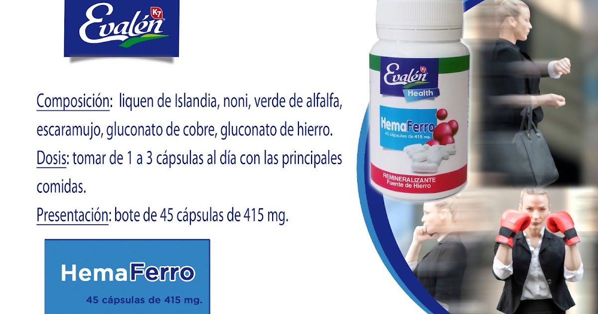 Dieta Fácil: Evalén K7 Hemaferro
