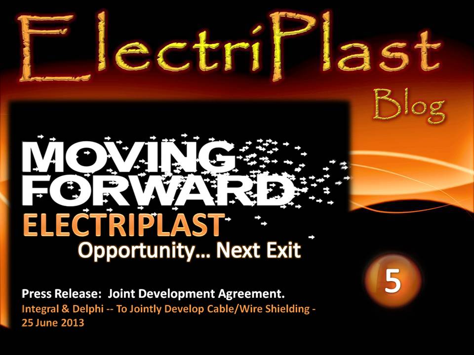 ElectriPlast & Integral Technologies -- A Shareholders Digest