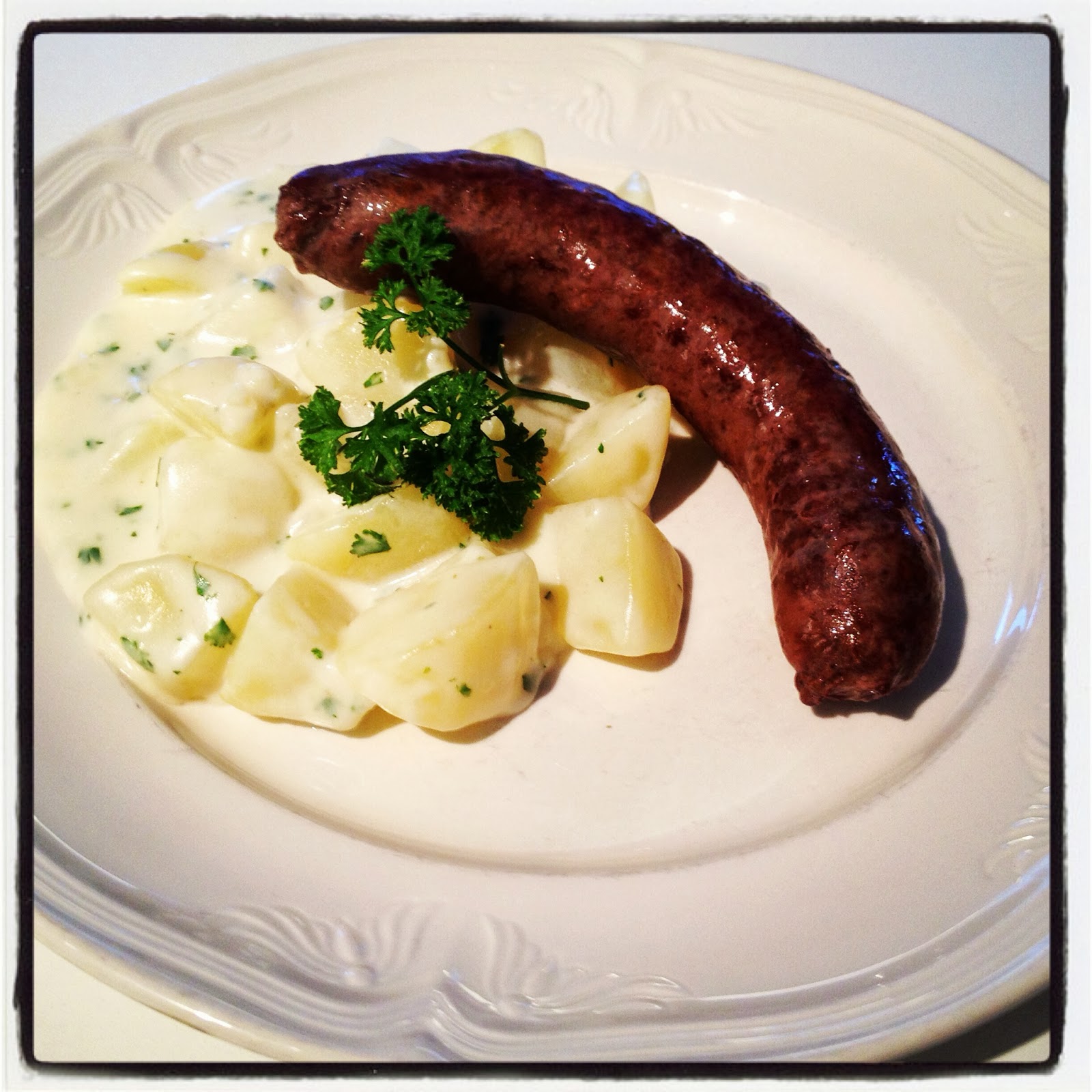 Gourmet light: Taylors & Jones Korv med persiljestuvad potatis 10 propoints