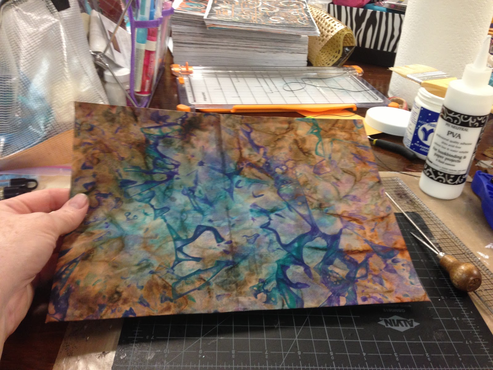 Inky Obsessions : Gelli Journal Tutorial -- Using My Gelli Prints for ...