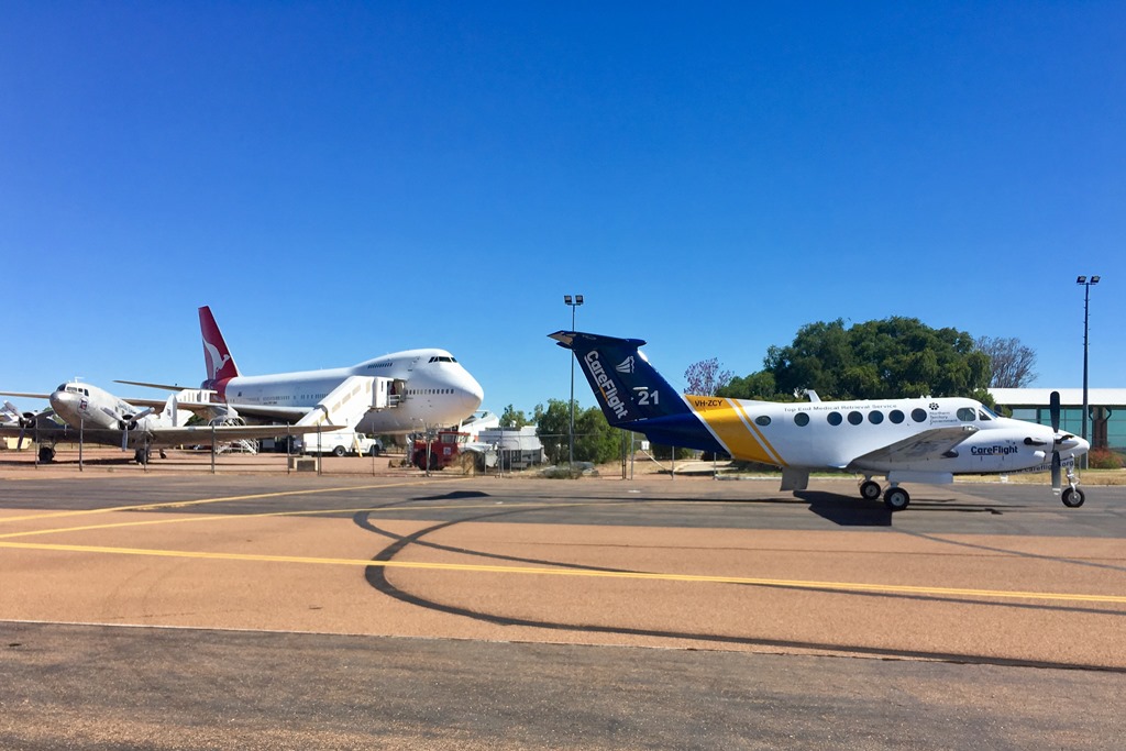 Central Queensland Plane Spotting: Careflight (NT) King Air VH-ZCX ...