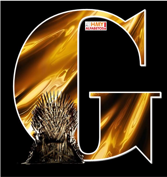 Juego de Tronos: Abecedario con el Trono. GoT: Alphabet with the throne ...