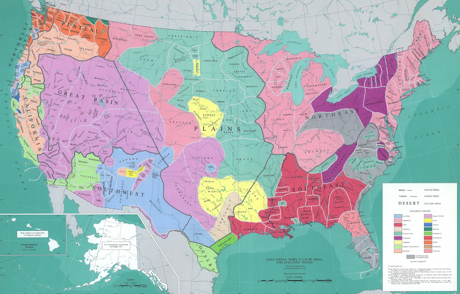 What parts of the United States were the Native American tribes in ...